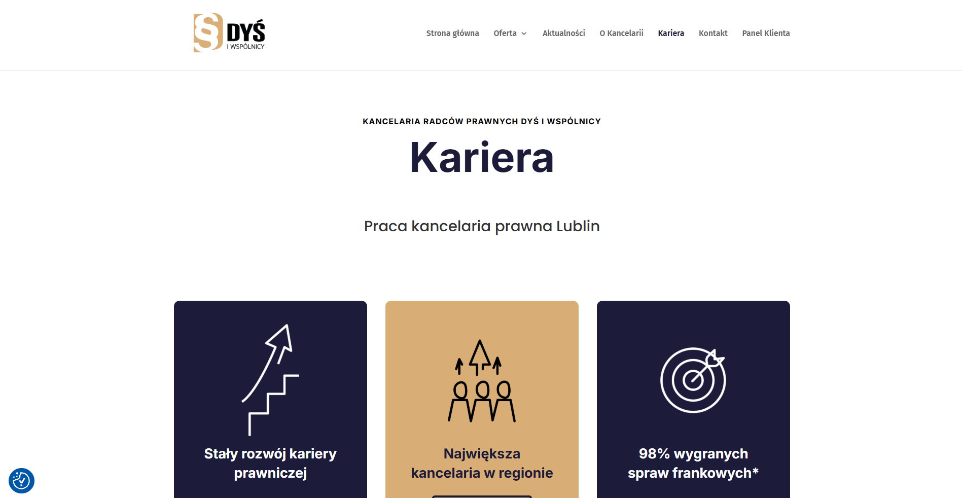 Kariera Kancelaria Prawna Lublin » Dyś i Wspólnicy